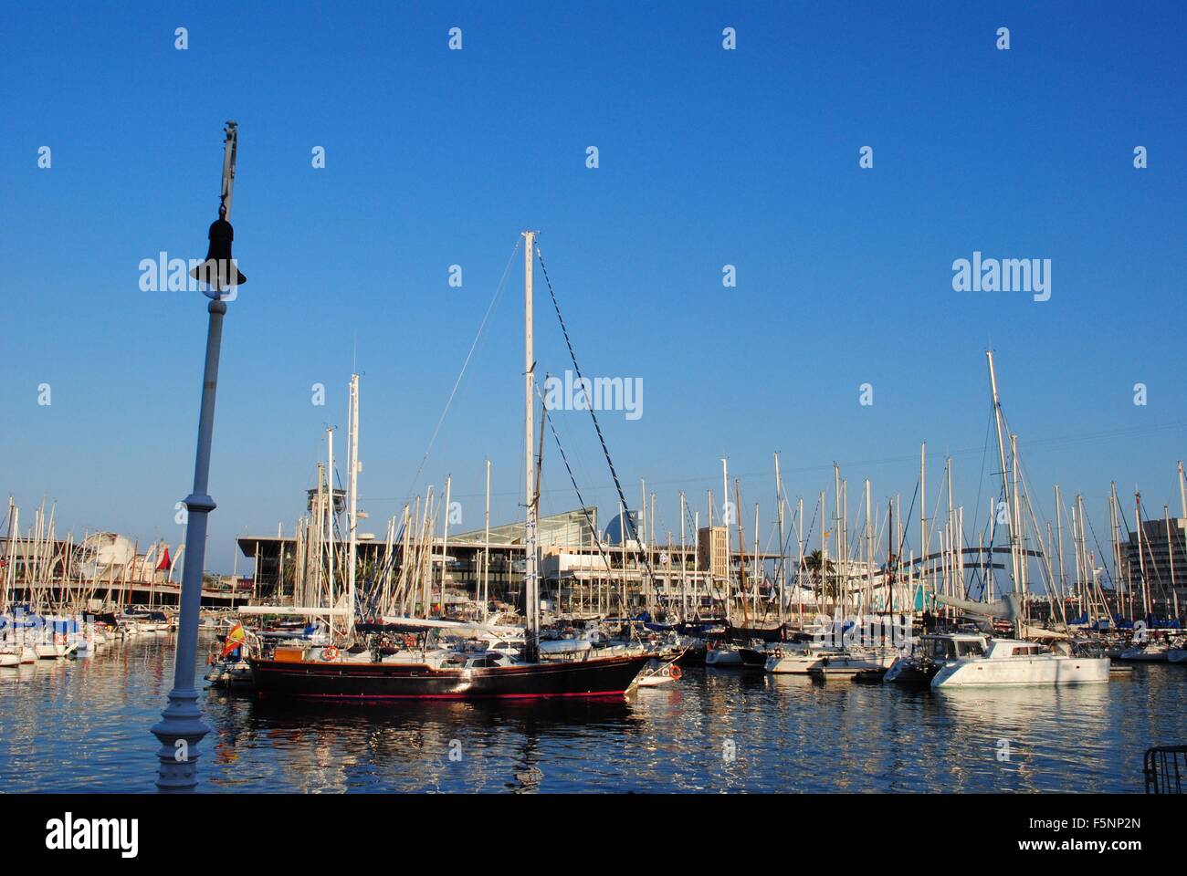 Port vell in sunset barcelona hi-res stock photography and images - Alamy