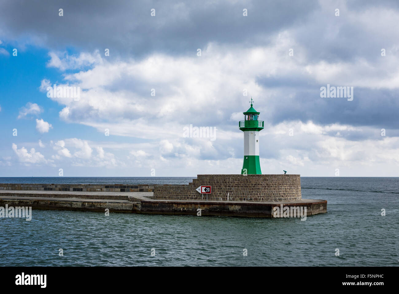Mole in Sassnitz on the island Ruegen in Germany Stock Photo - Alamy