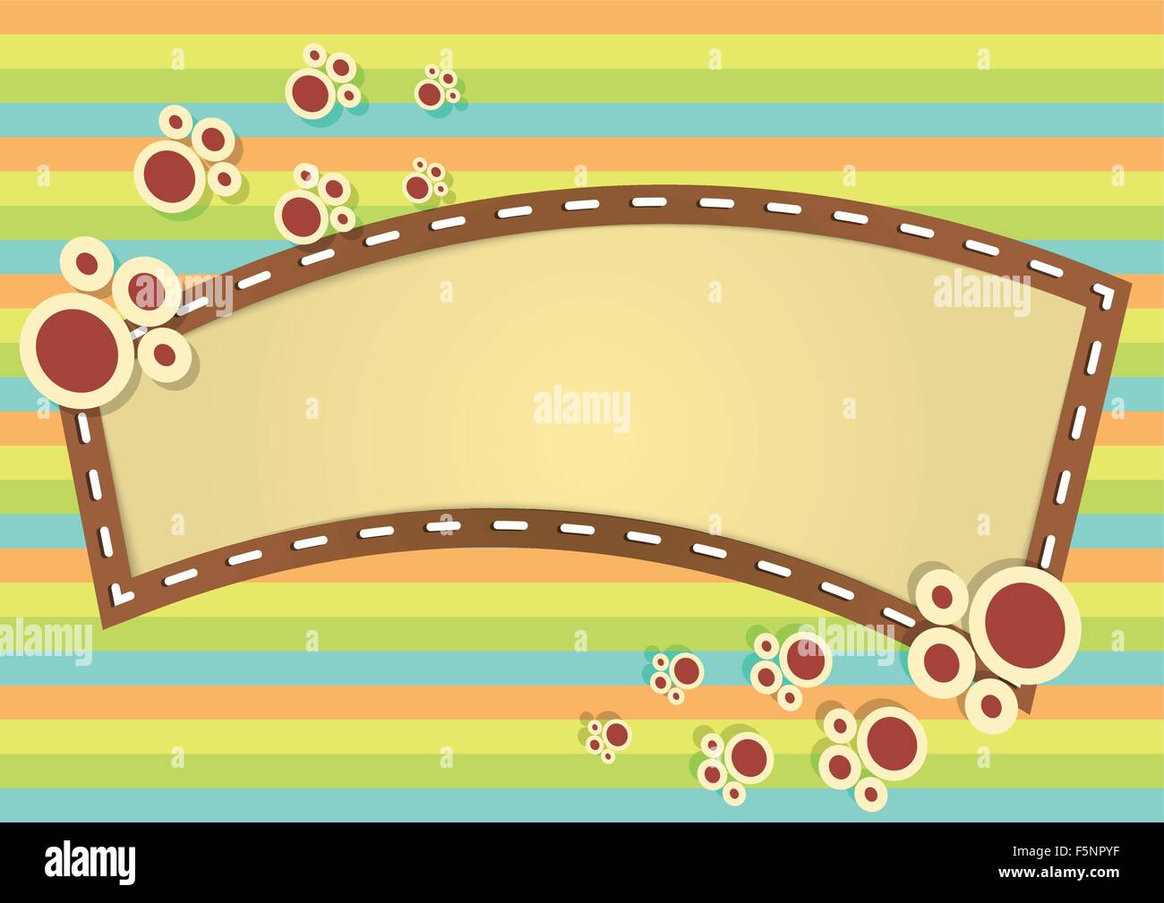 Blank cartoon banner, VECTOR, EPS10 Stock Vector Image & Art - Alamy