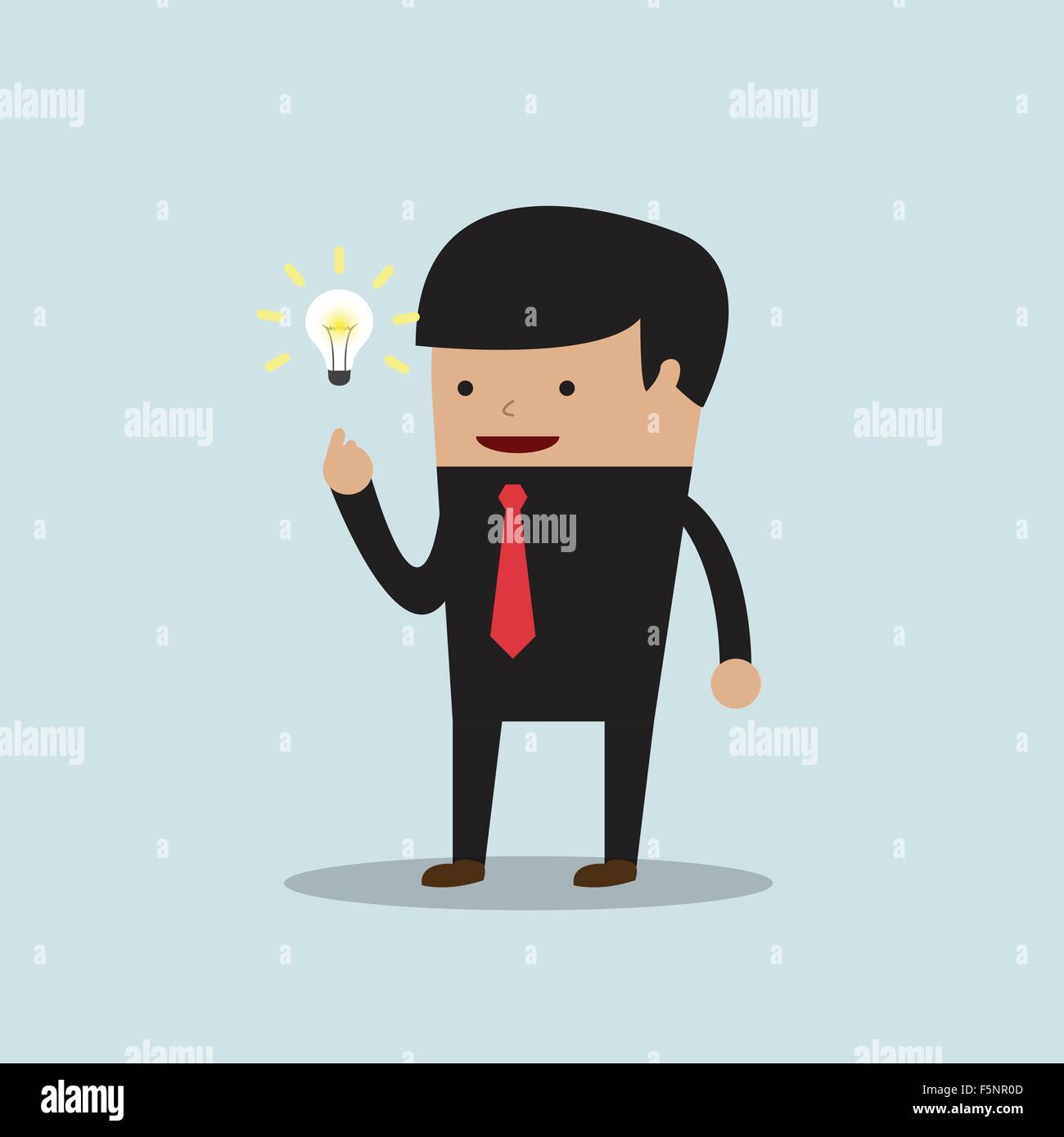 Good idea lightbulb Stock Vector Images - Alamy