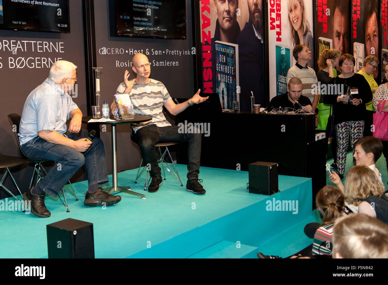 Copenhagen, Denmark, November 7th, 2015. Danish author Kenneth Boegh ...