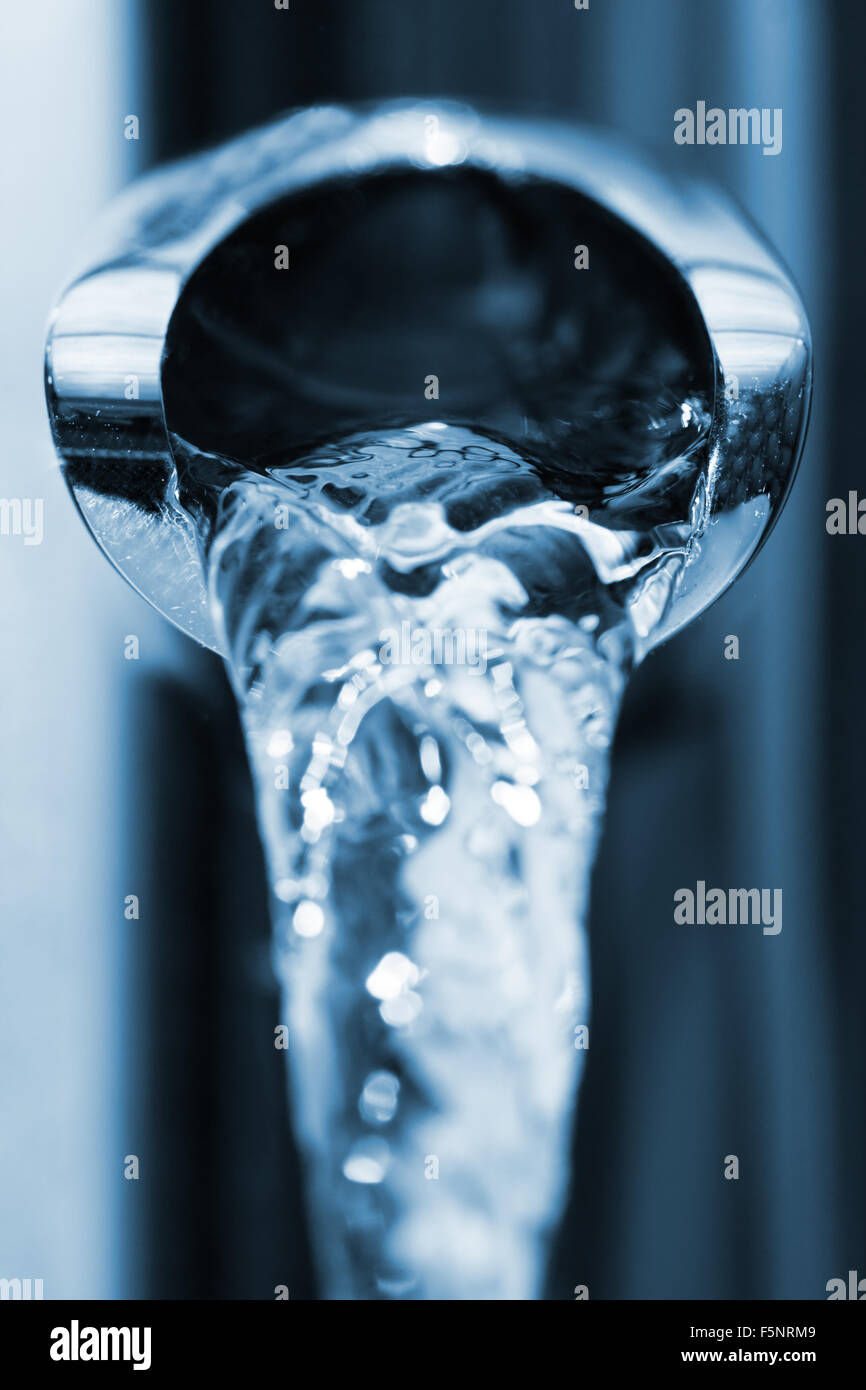 Blue faucet hi-res stock photography and images - Alamy