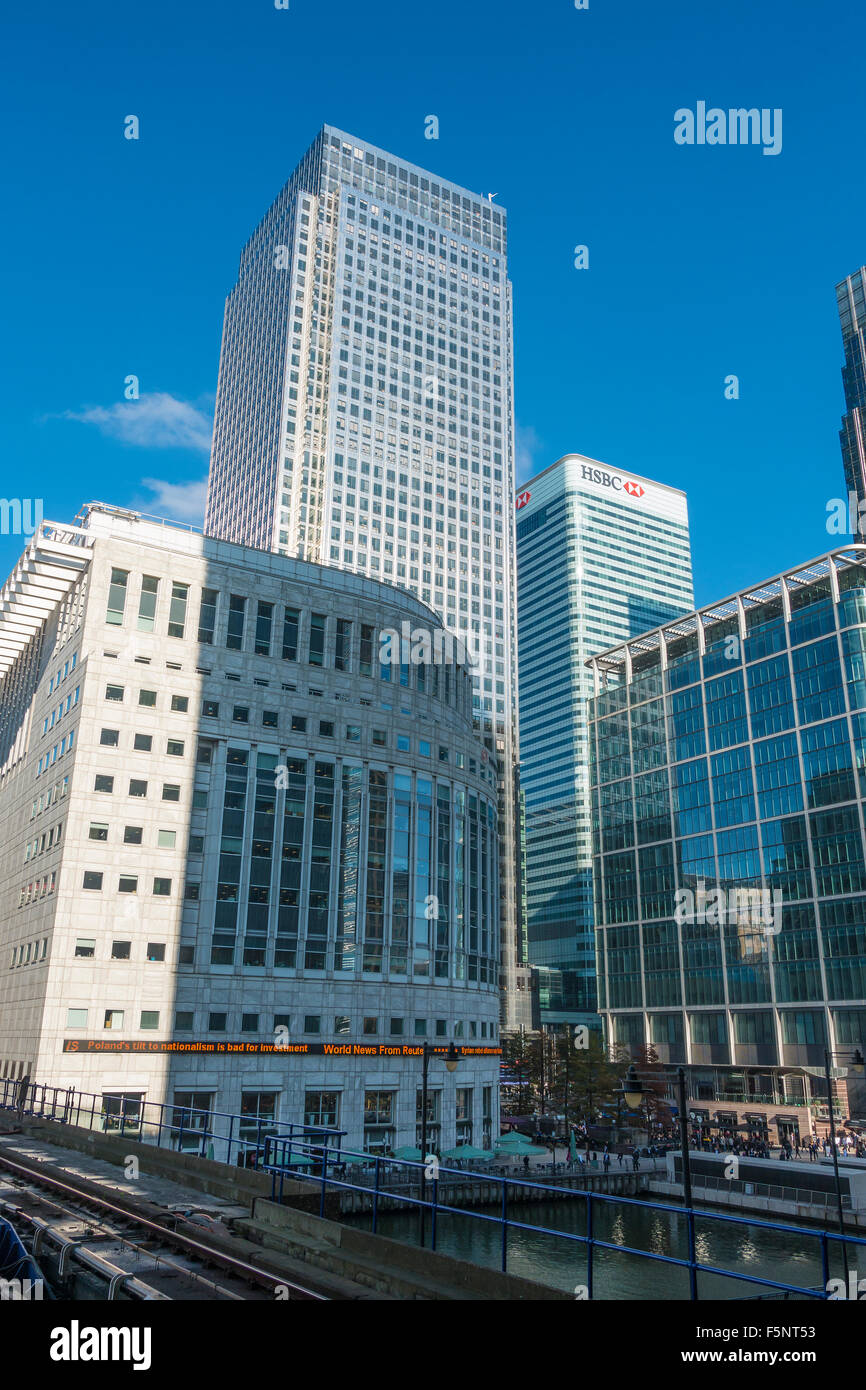 High Rise Offices HSBC Canary Wharf London Stock Photo - Alamy