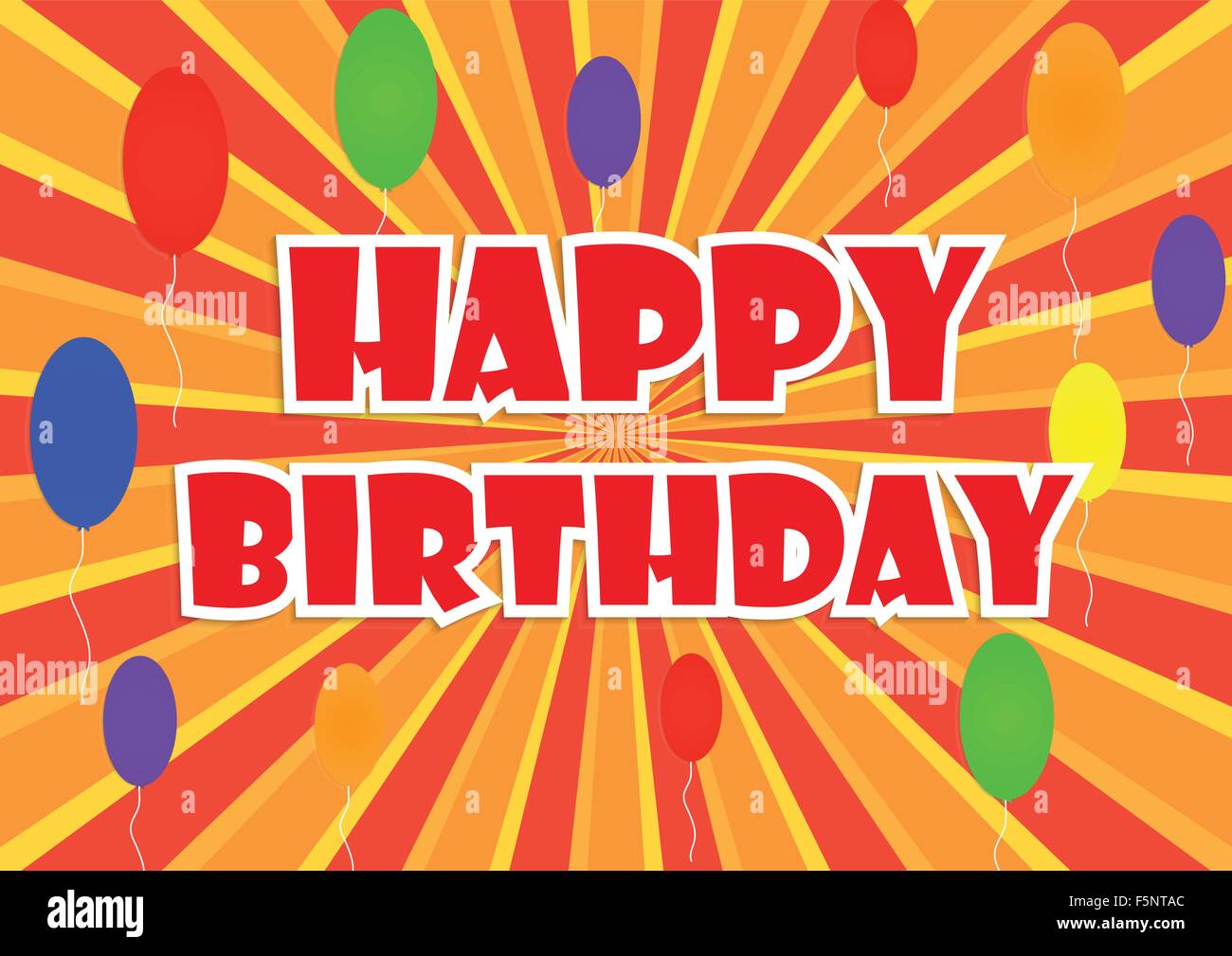 Happy birthday background, VECTOR, EPS10 Stock Vector Image & Art - Alamy