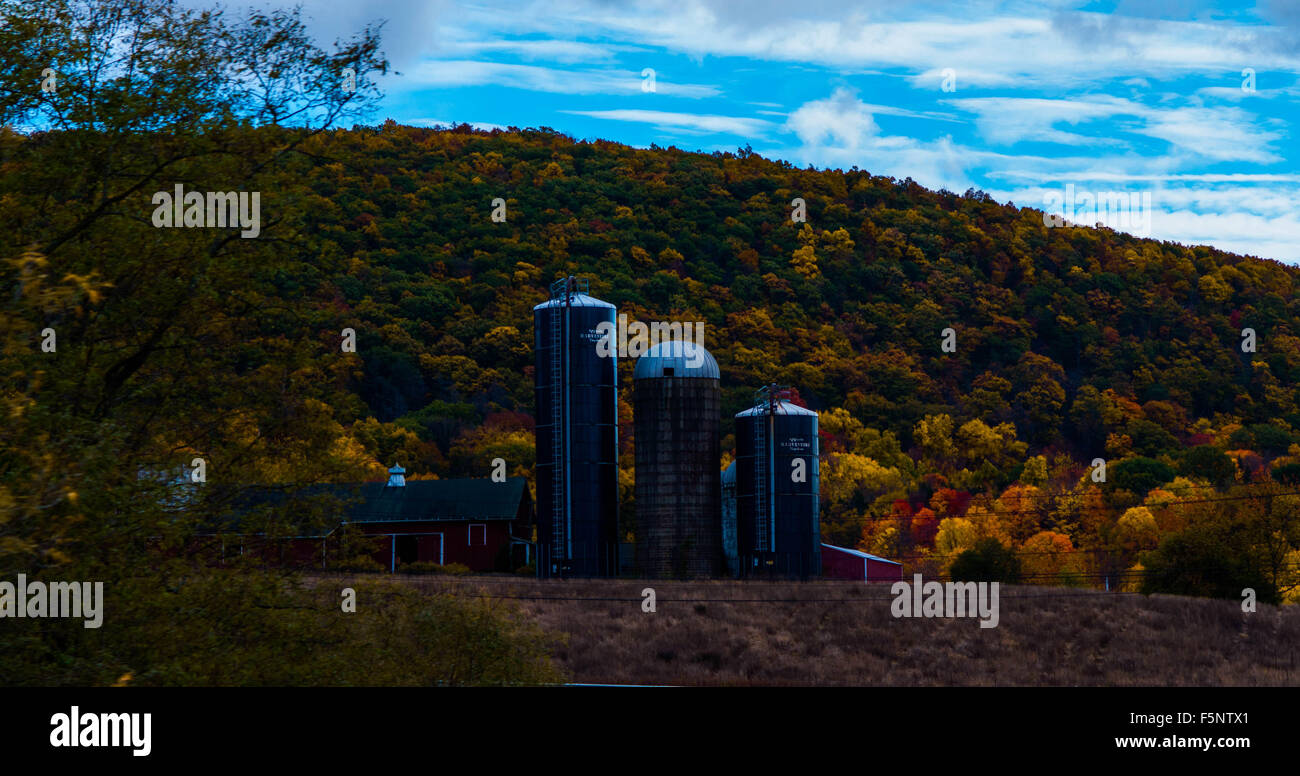 Silo with a view Stock Photo - Alamy