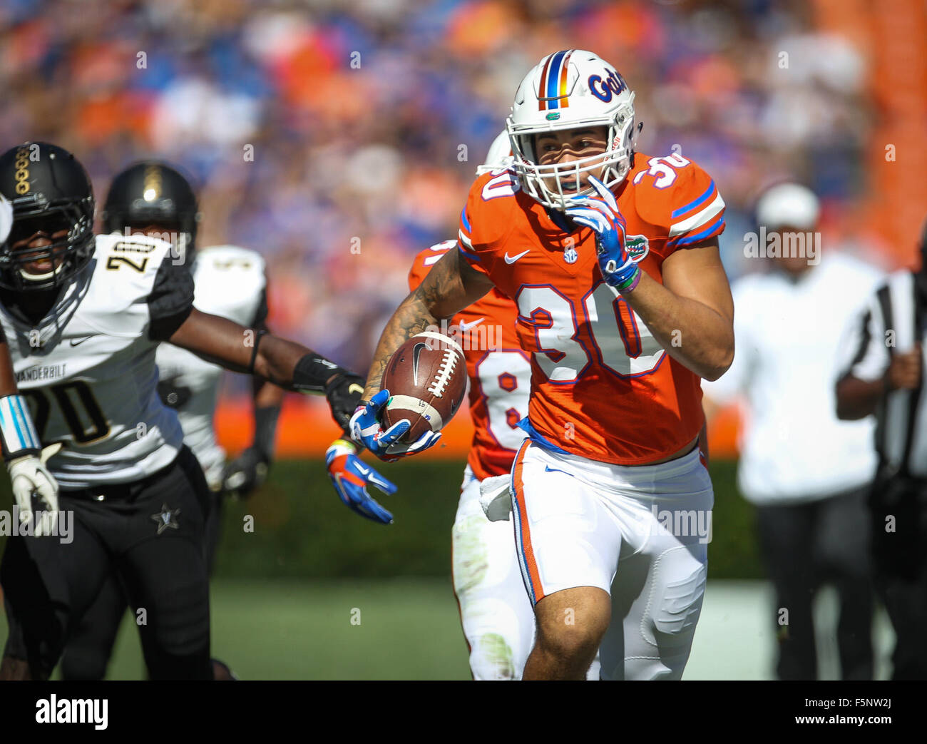 Gainesville, Florida, USA. 7th Nov, 2015. Times.Florida Gators tight ...