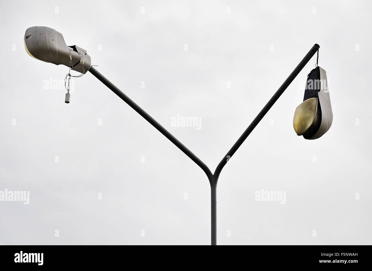 Electric pole damage hi-res stock photography and images - Alamy