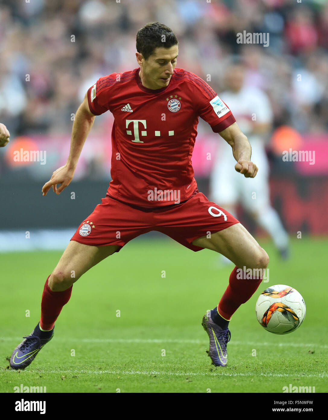 Munich, Germany. 07th Nov, 2015. Munich's Robert Lewandowski during the ...