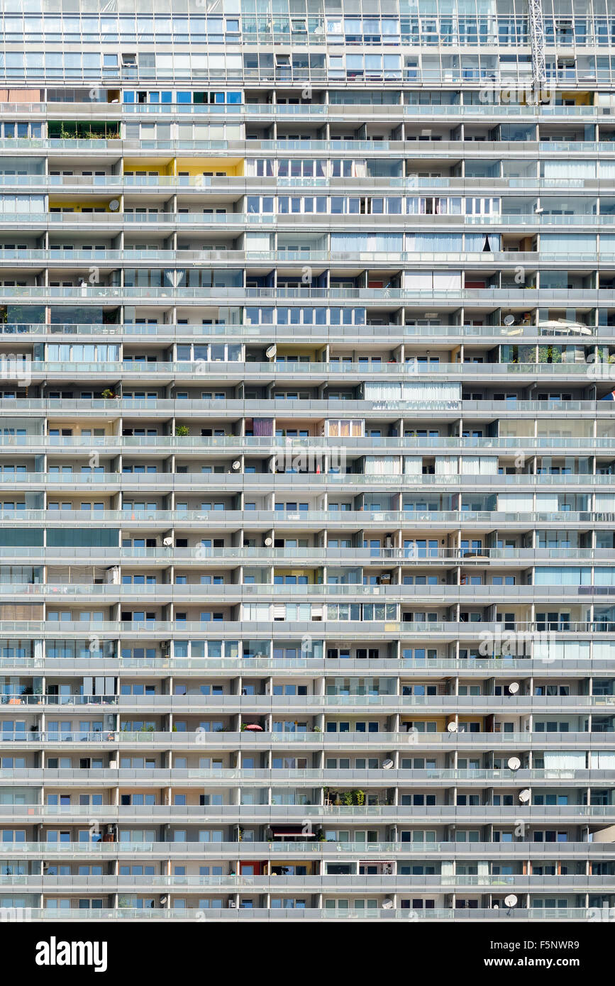Urban Common Building Facade In Residential Area Stock Photo - Alamy
