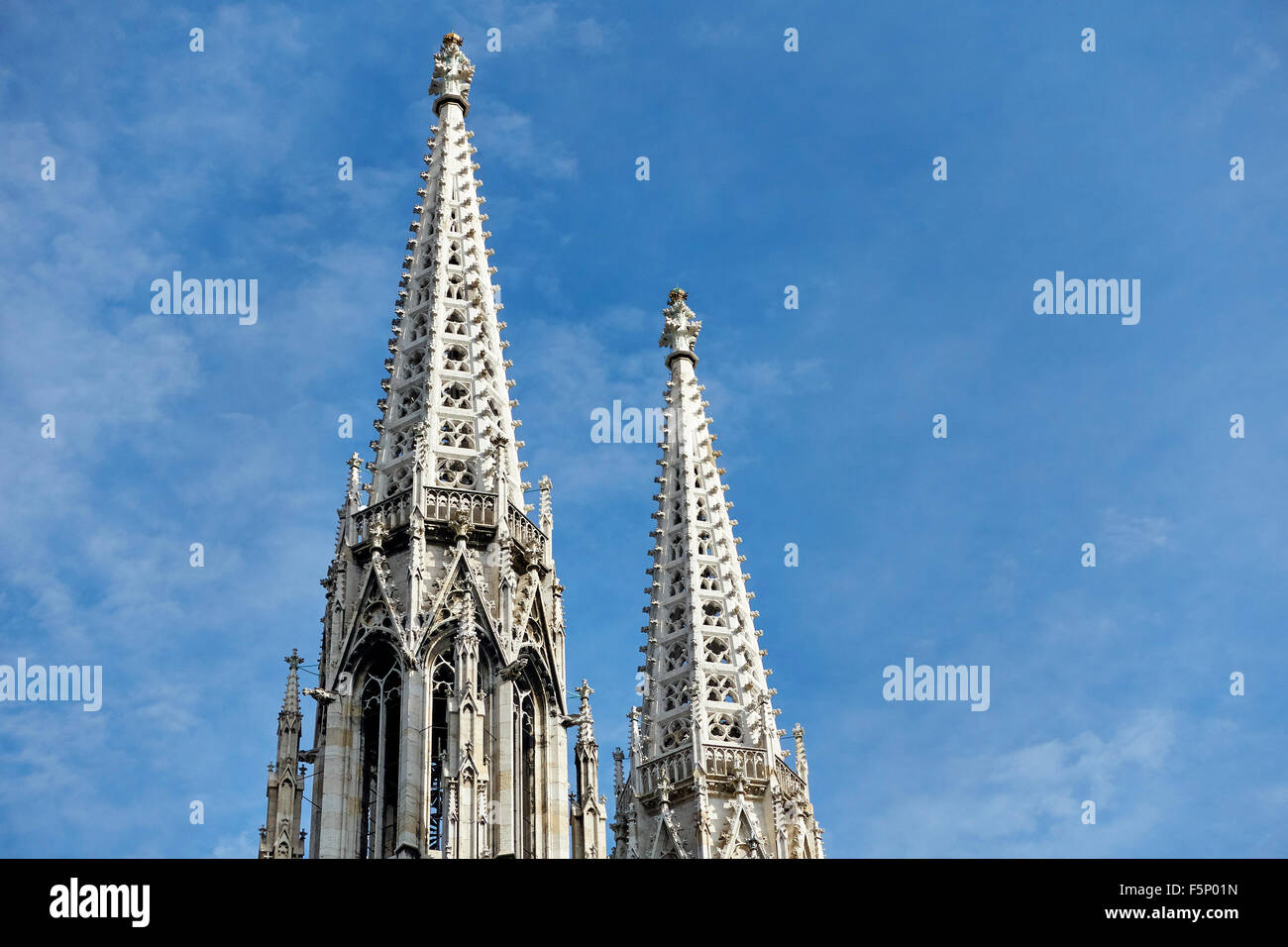 Votive Church towers, Vienna, Austria Stock Photo - Alamy