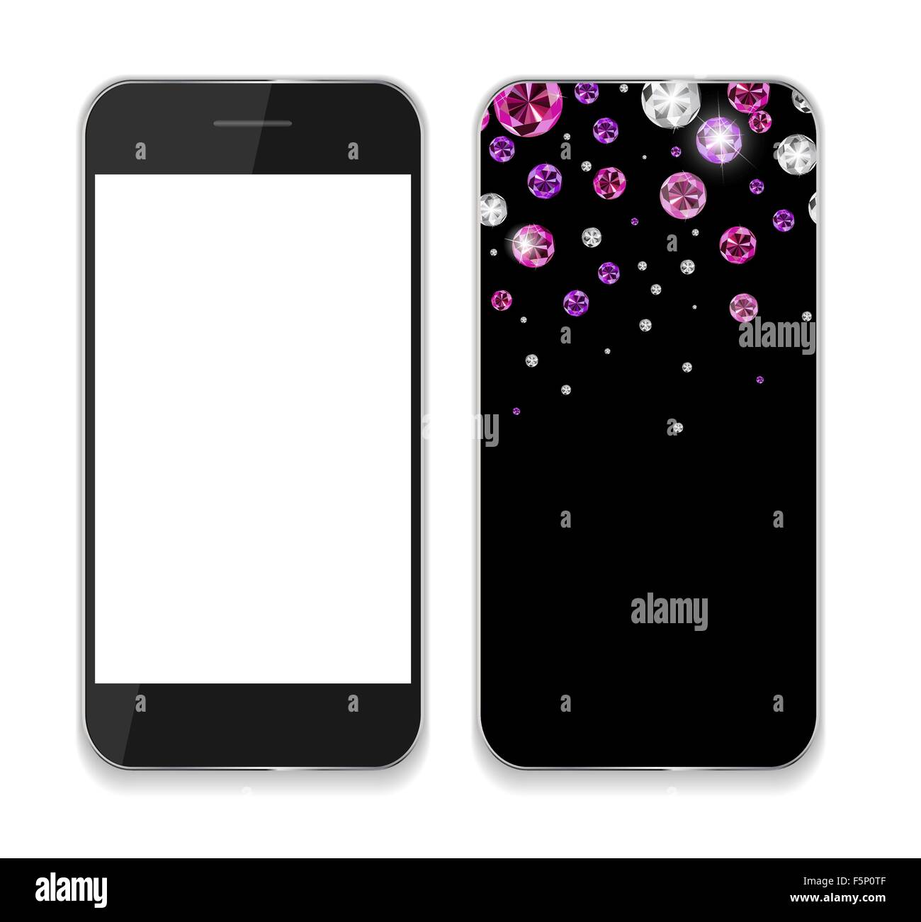 Abstract Design Mobile Phones . Vector Illustration Stock Vector Image ...