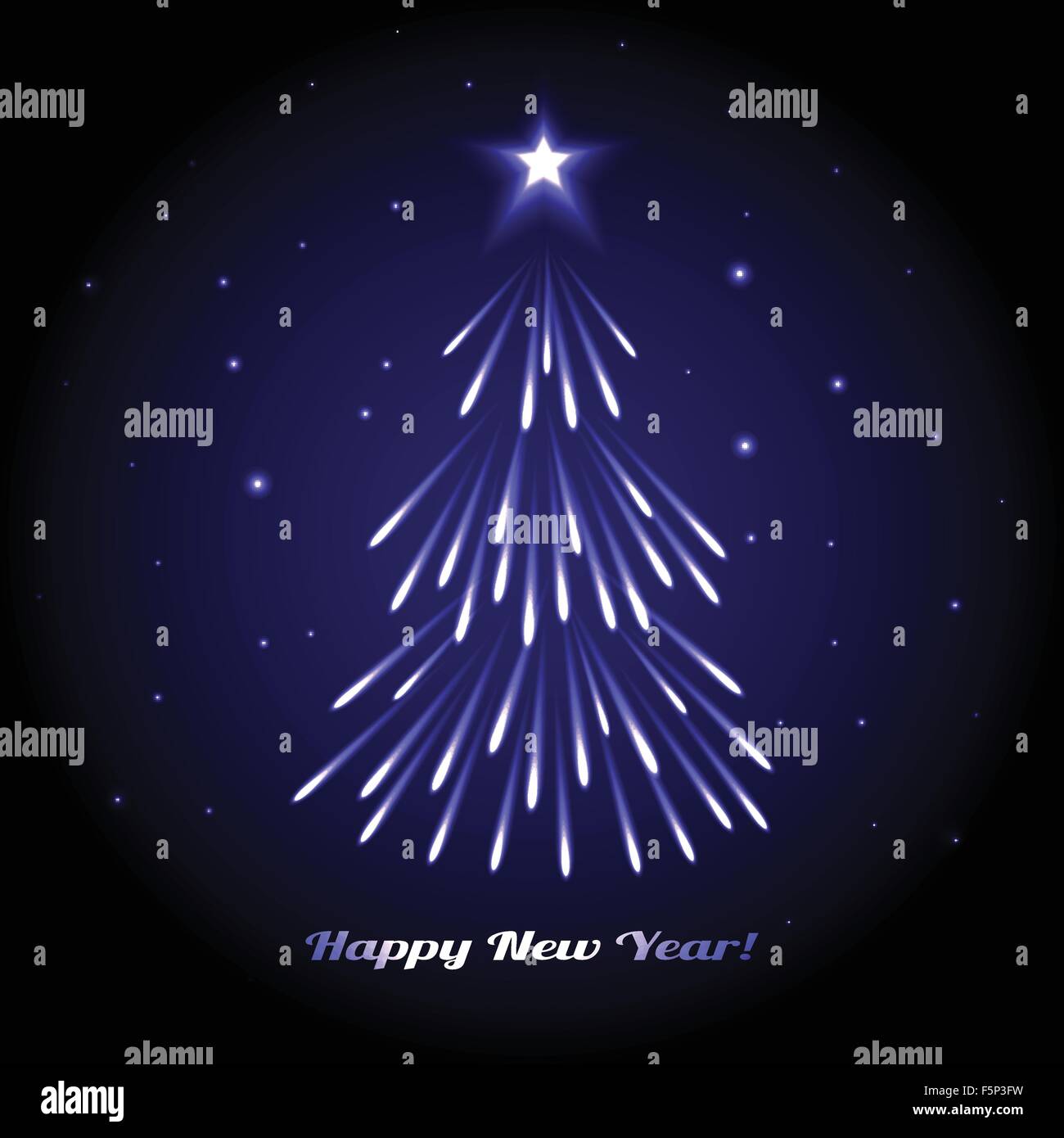 Christmas Tree Holidays Illustration Stock Vector Image & Art - Alamy