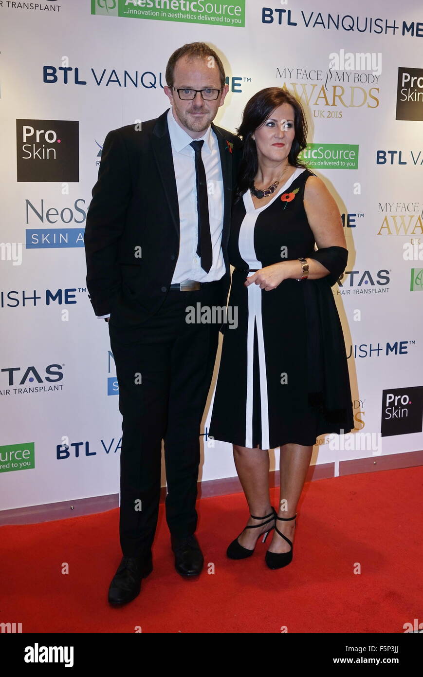 London,England, UK, 7th Nov 2015 : Liam Fox and wife from Emmerdales ...