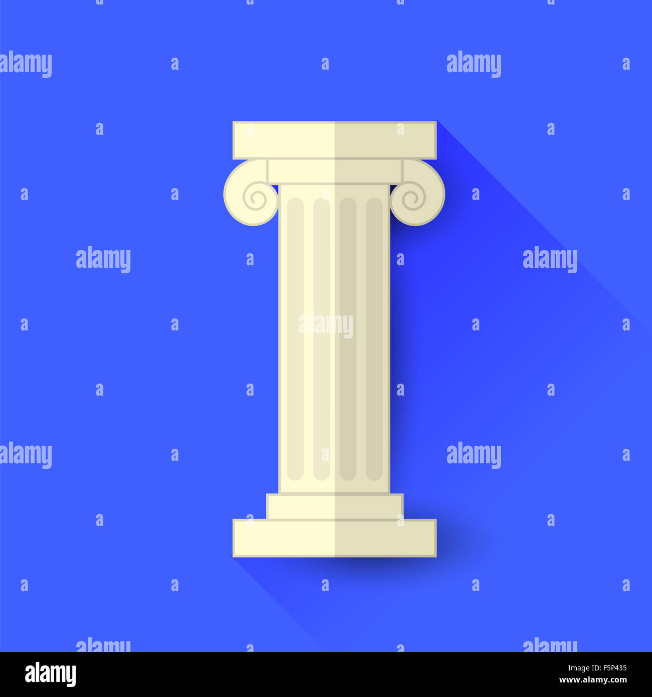 Single Greek Column Stock Photo - Alamy