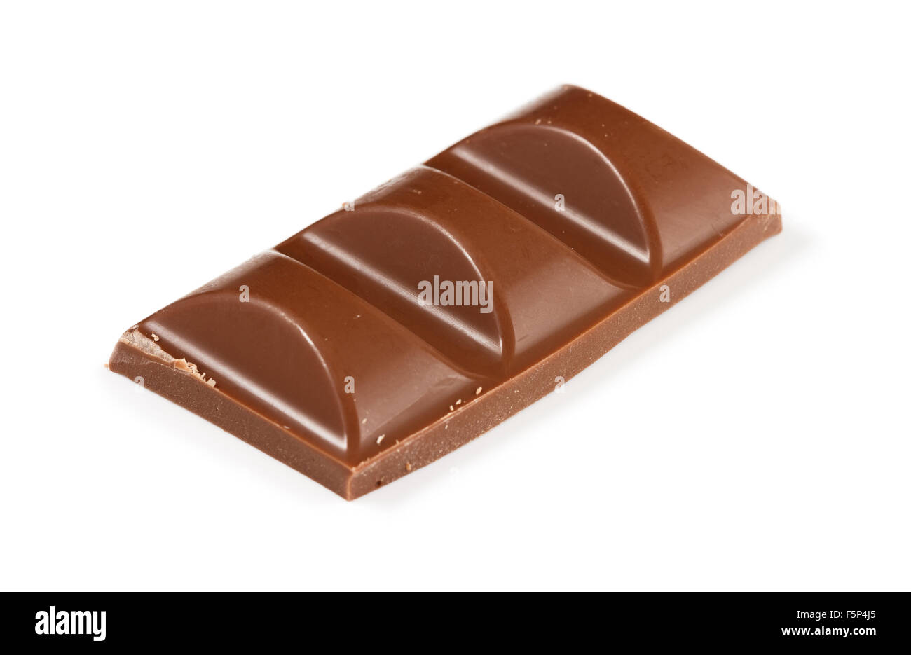 Three blocks of milk chocolate on white Stock Photo - Alamy