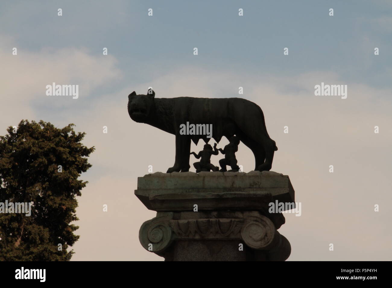 Rome statue romulus remus hi-res stock photography and images - Alamy