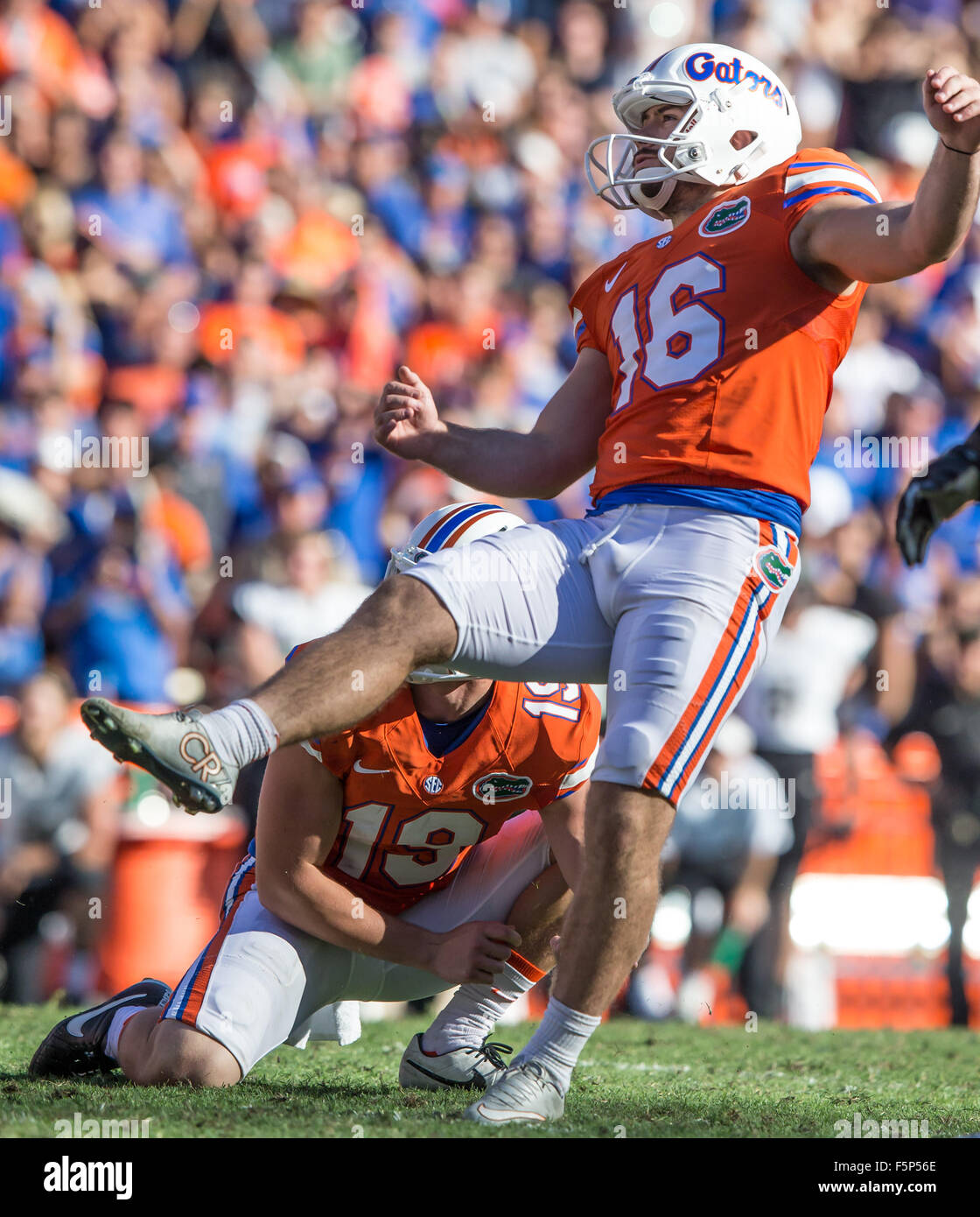 Florida, USA. 7th Nov, 2015. FL, U.S.: Florida Gators place kicker ...