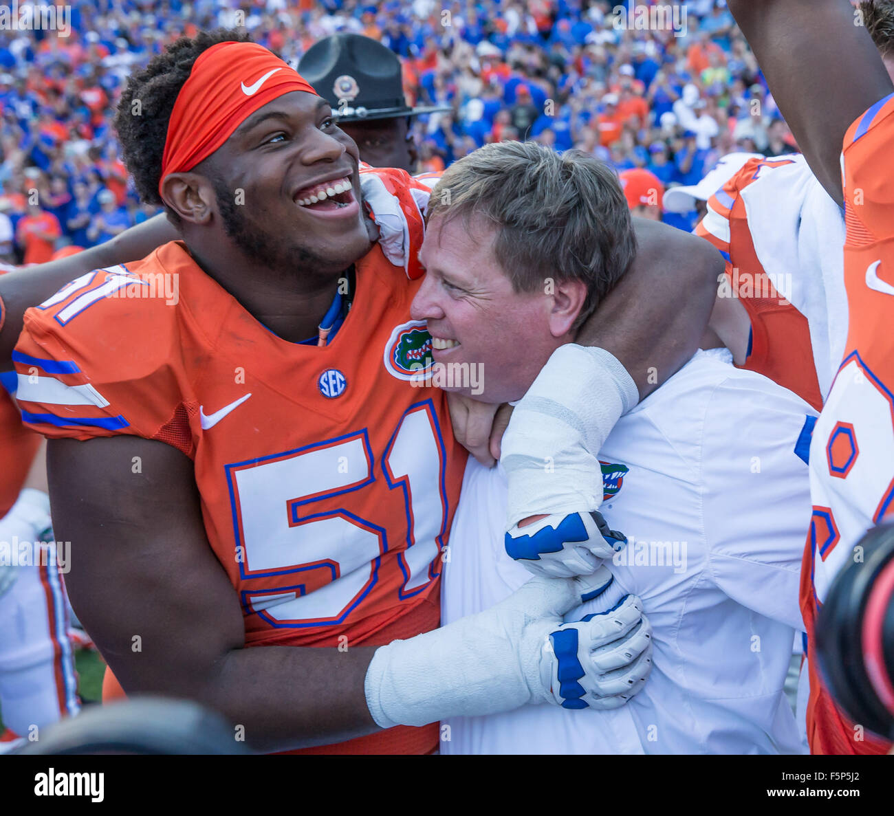 Florida, USA. 7th Nov, 2015. FL, U.S.: Florida Gators offensive lineman ...