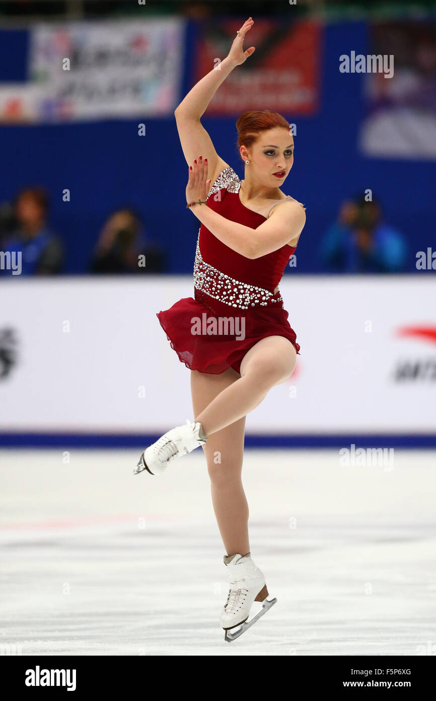 Beijing, China. 6th Nov, 2015. Courtney Hicks (USA) Figure Skating ...