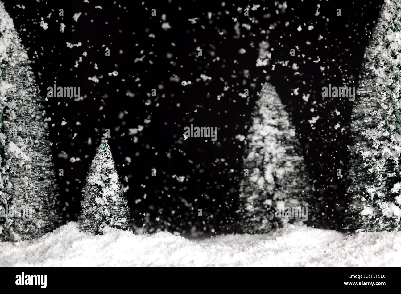 Snowing winter background Stock Photo - Alamy