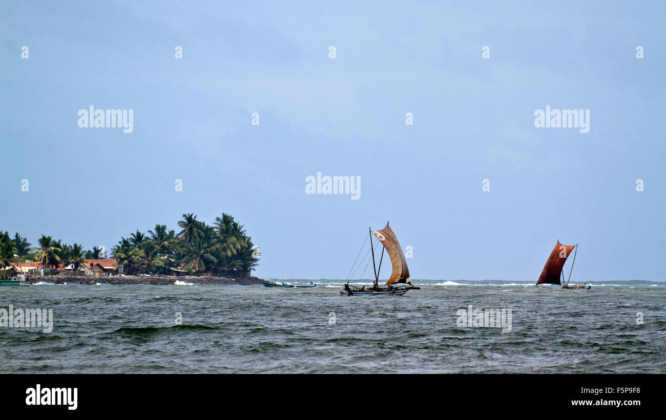 Traditional sailing boat sri lanka hi-res stock photography and images ...