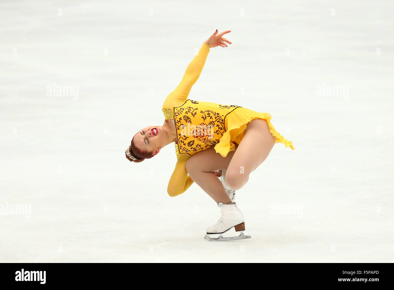 Beijing, China. 7th Nov, 2015. Courtney Hicks (USA) Figure Skating ...