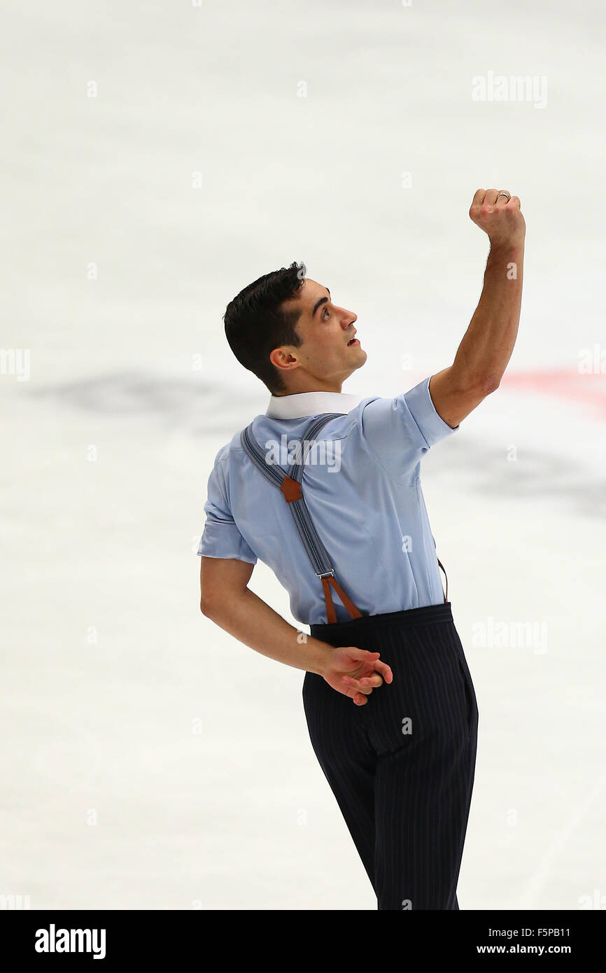 Beijing, China. 7th Nov, 2015. Javier Fernandez (ESP) Figure Skating ...
