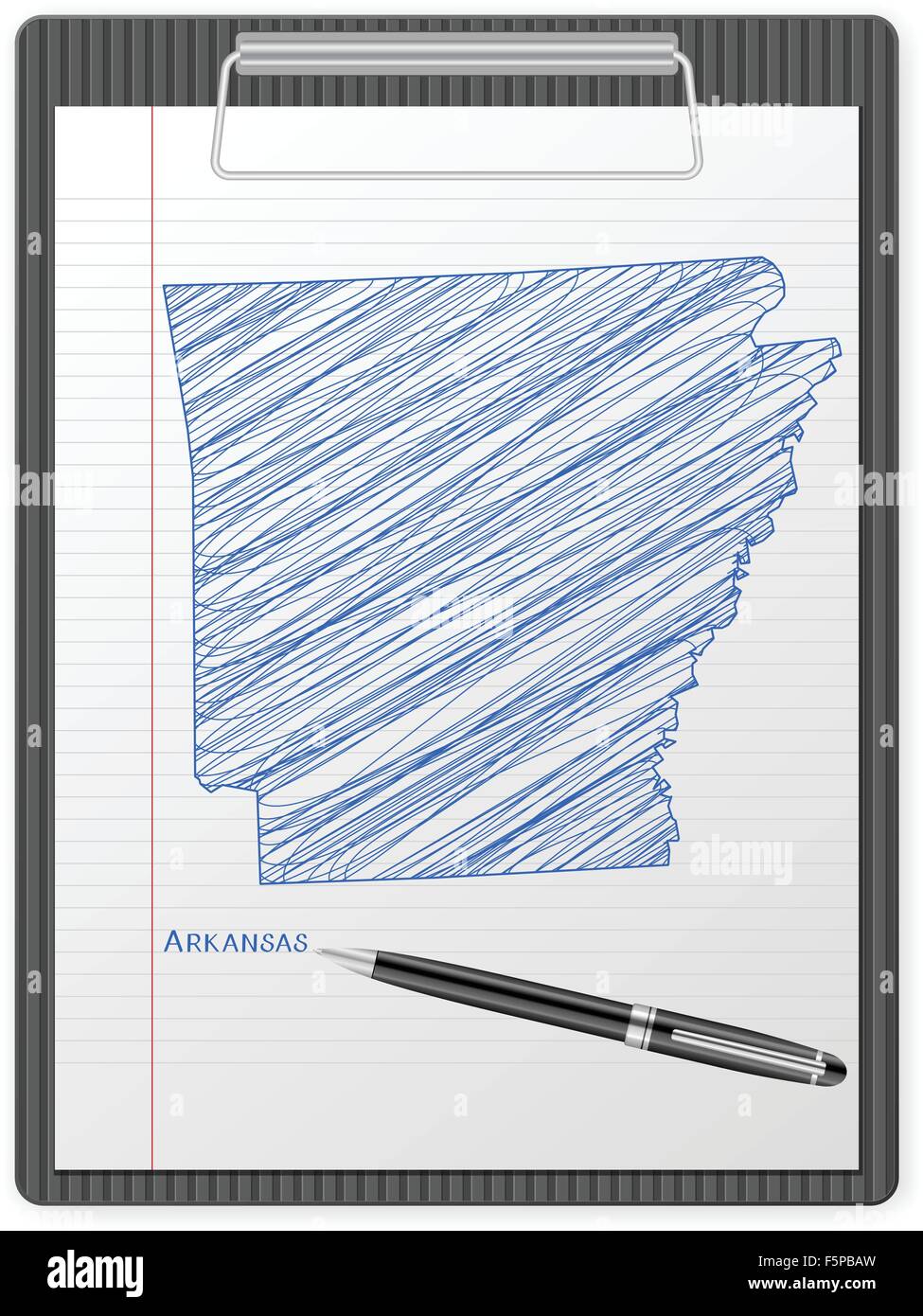 Arkansas map hi-res stock photography and images - Alamy