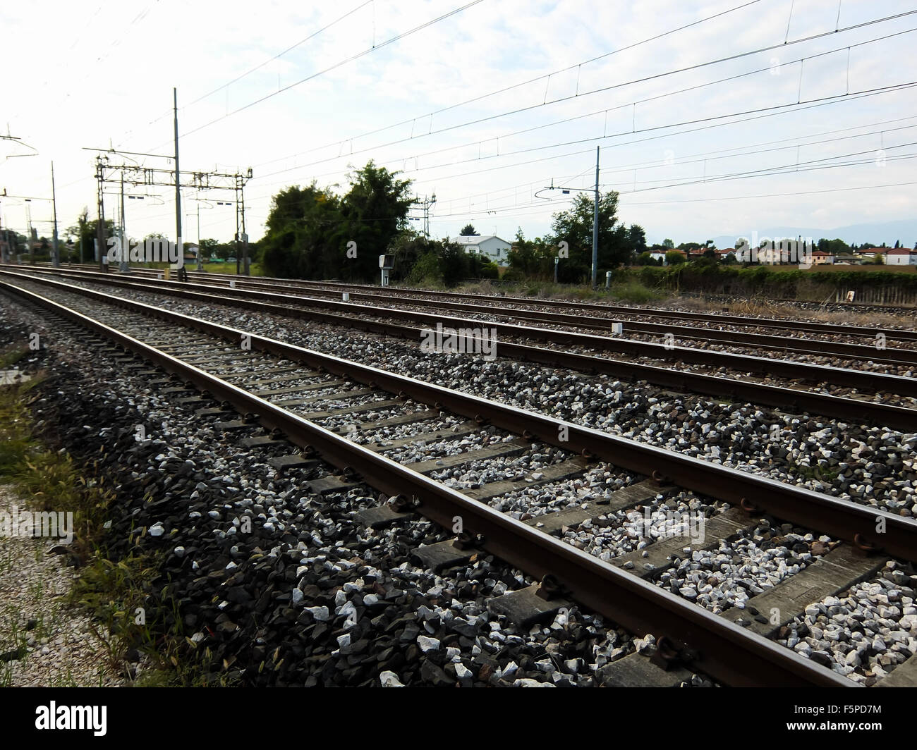 Train Rail Road Stock Photo - Alamy