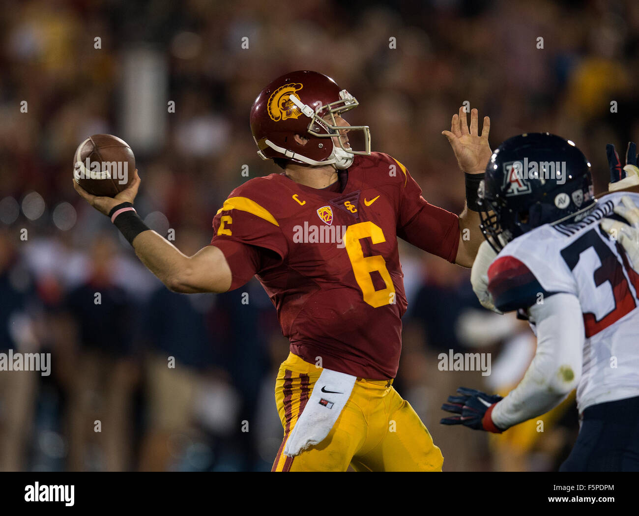 Los Angeles, CA, USA. 07th Nov, 2015. USC Trojans quarterback (6) Cody ...