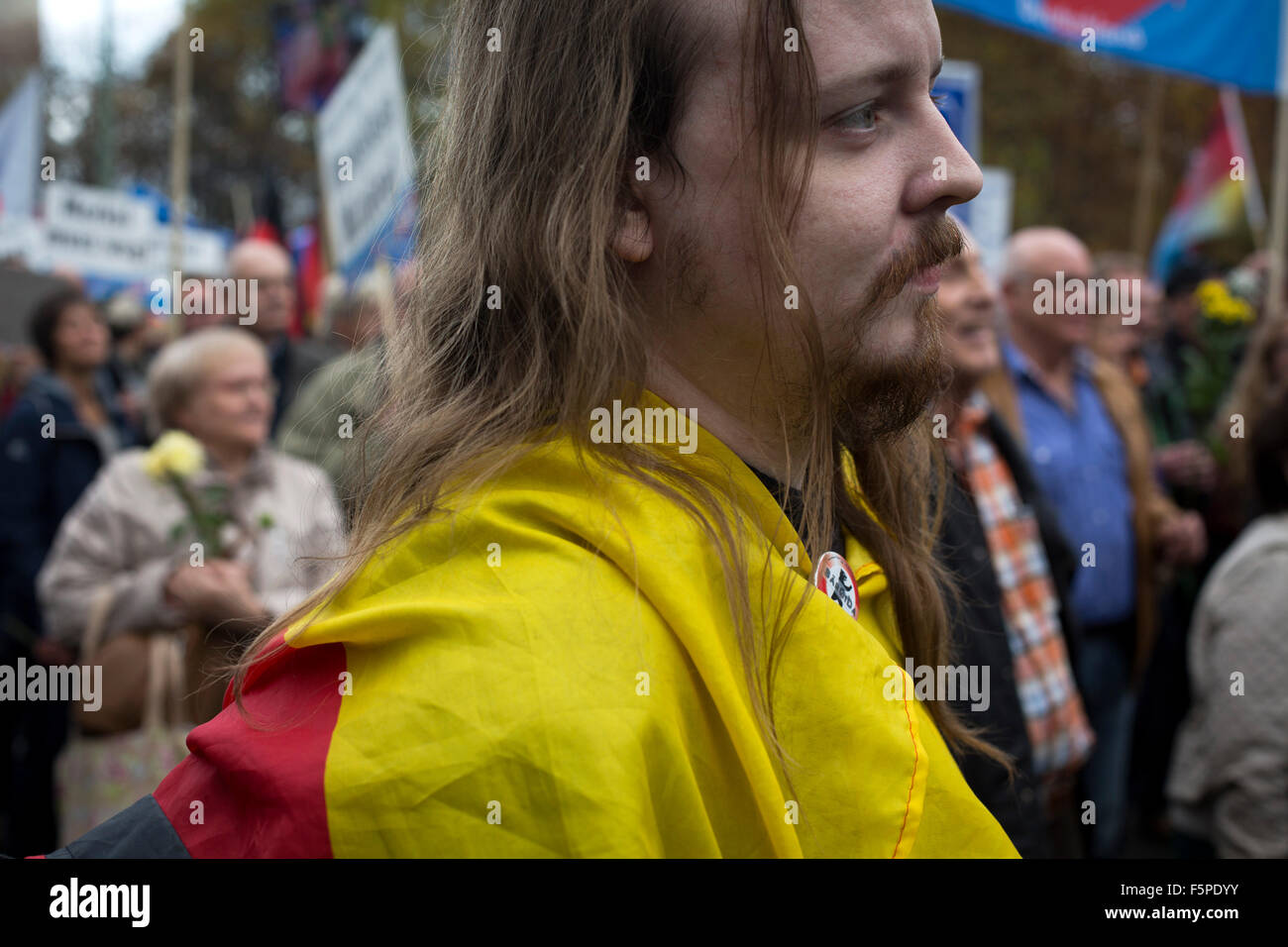 Germany Flag Draped High Resolution Stock Photography and Images - Alamy