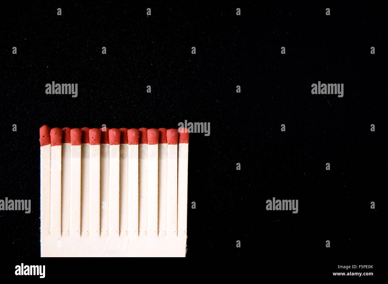 Black matchsticks hi-res stock photography and images - Alamy