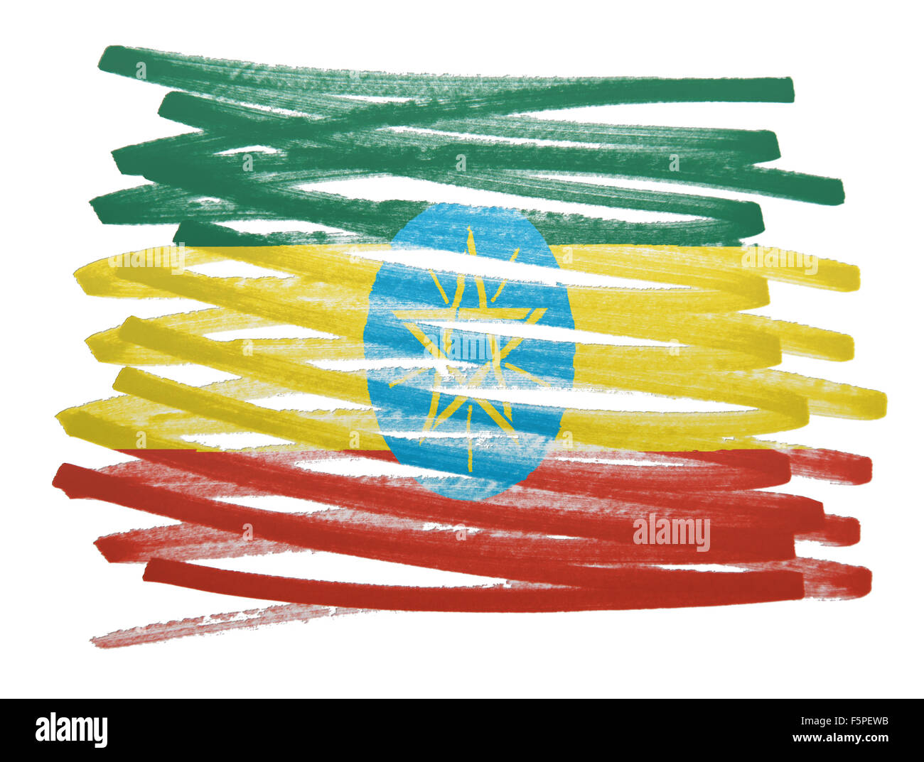 Map of ethiopia isolated hi-res stock photography and images - Alamy