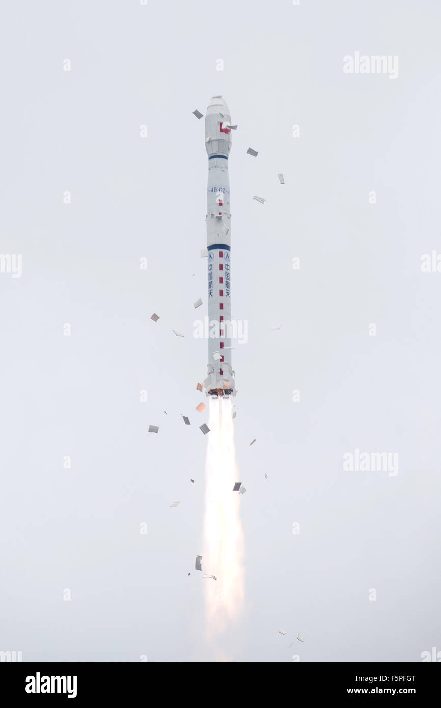 Taiyuan, China's Shanxi Province. 8th Nov, 2015. A Long March-4B rocket ...