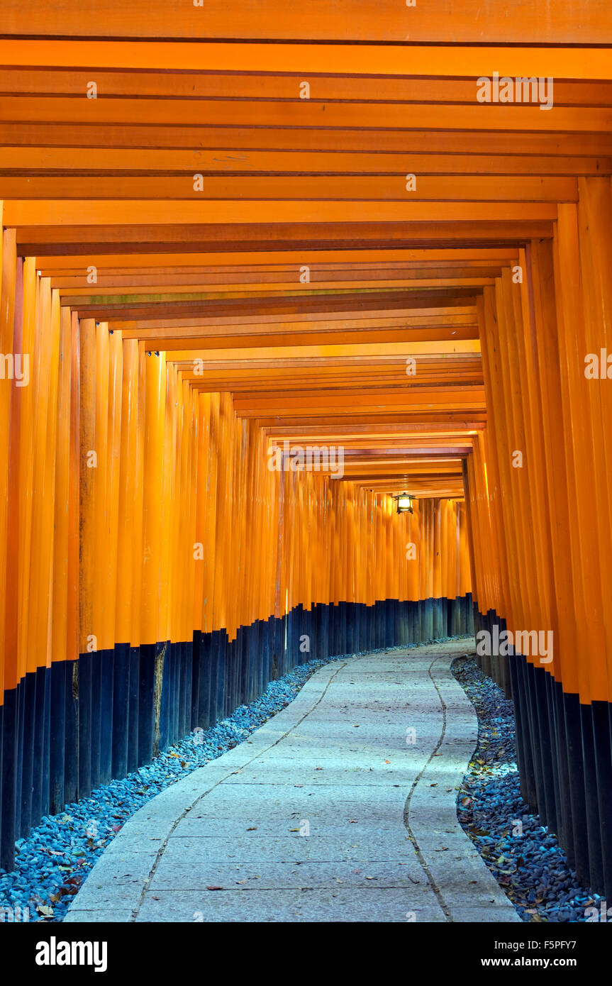 Senbon Torii in Fushimi Inari Taisha, Kyoyo Japan Stock Photo - Alamy