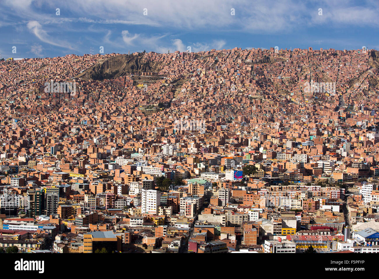 La Paz, the capital of Bolivia Stock Photo - Alamy