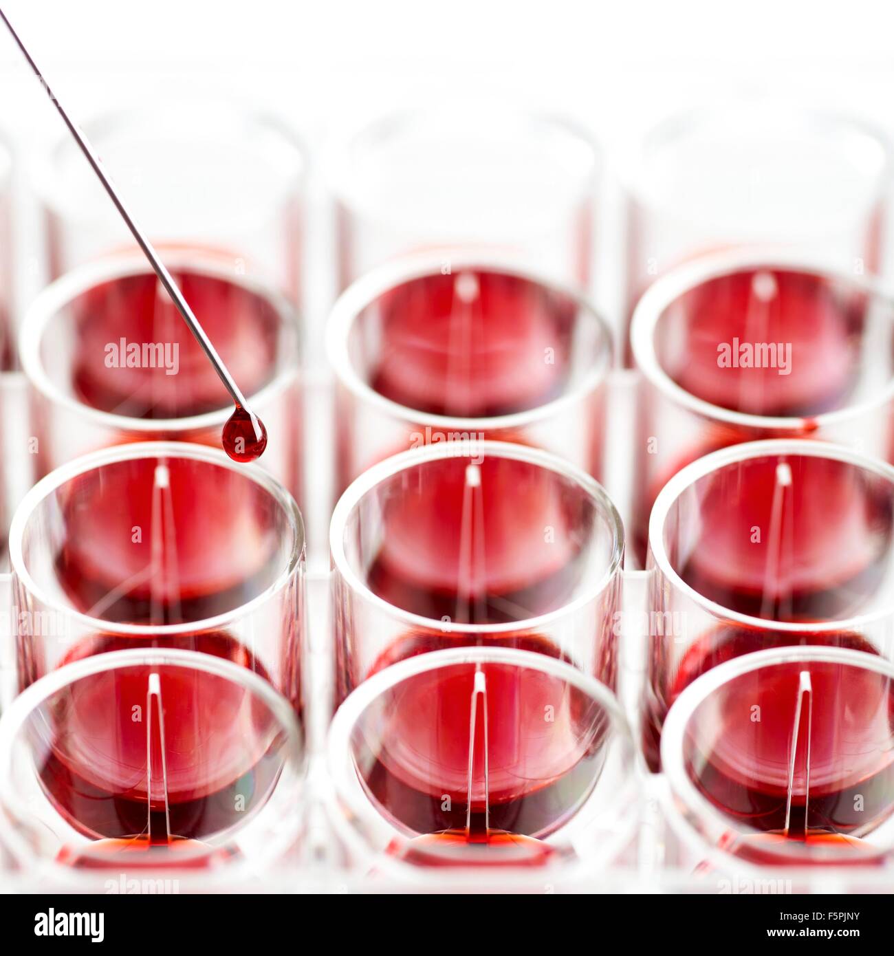 Syringe dripping blood hi-res stock photography and images - Alamy