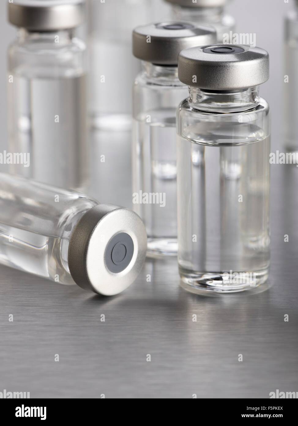 Vaccine vials, close up Stock Photo - Alamy