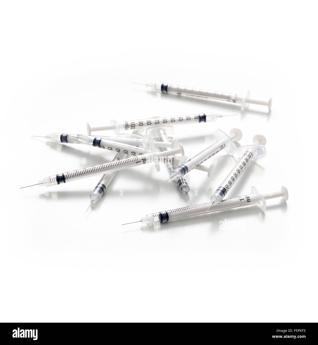 Syringes Cut Out Stock Images & Pictures - Alamy