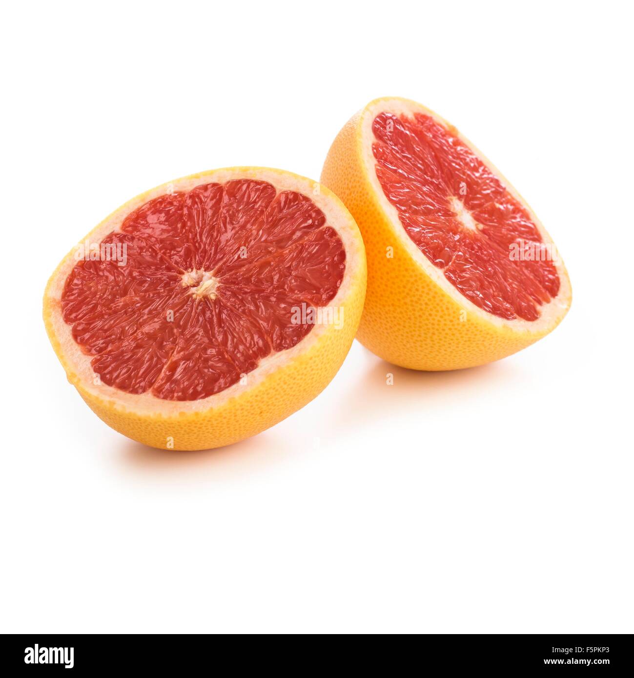 Grapefruit against a white background Stock Photo - Alamy