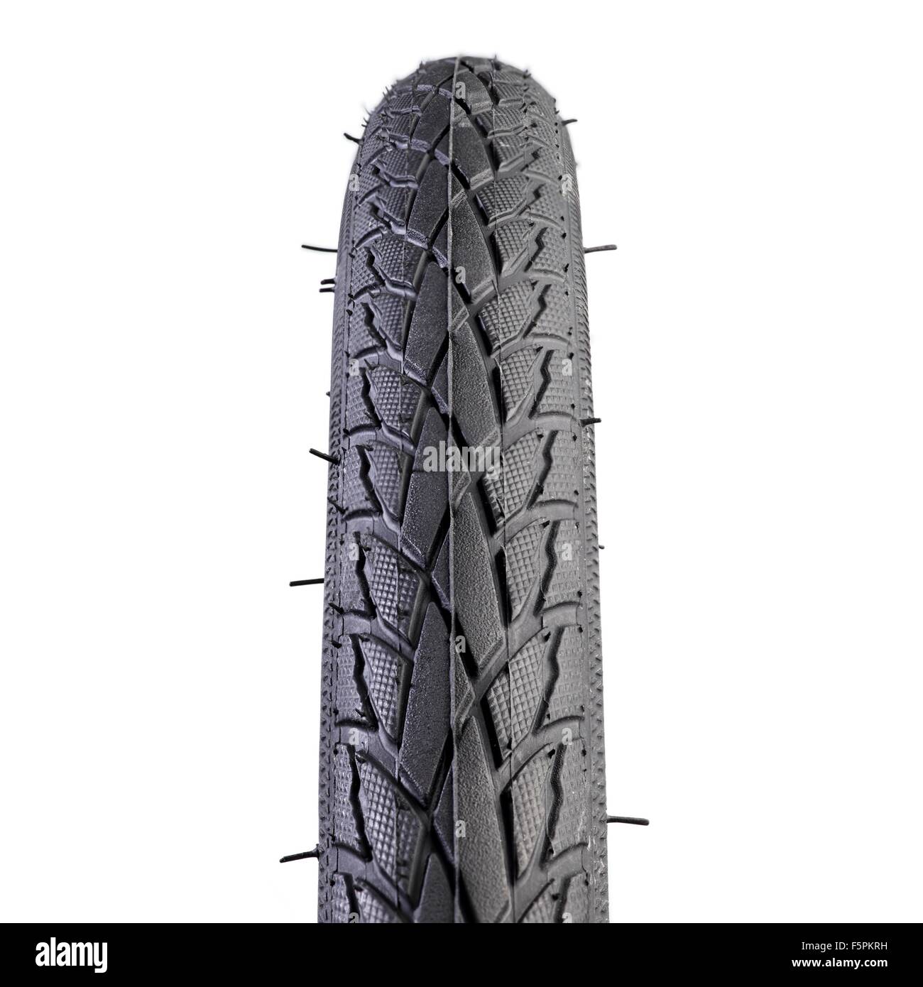 Hybrid bike tyre, close up Stock Photo - Alamy