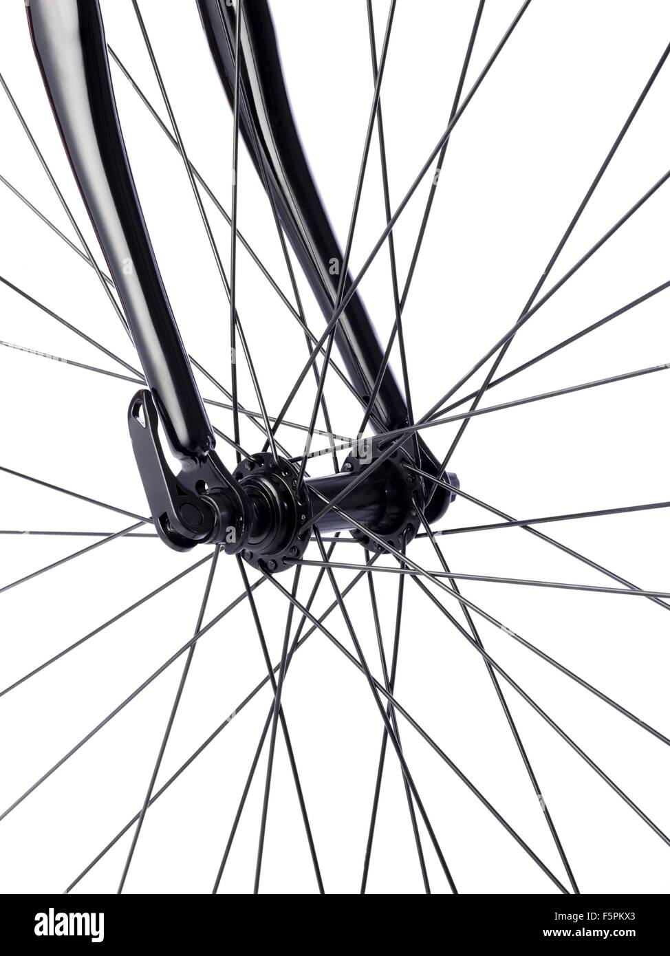 Bicycle wheel spokes, close up Stock Photo - Alamy