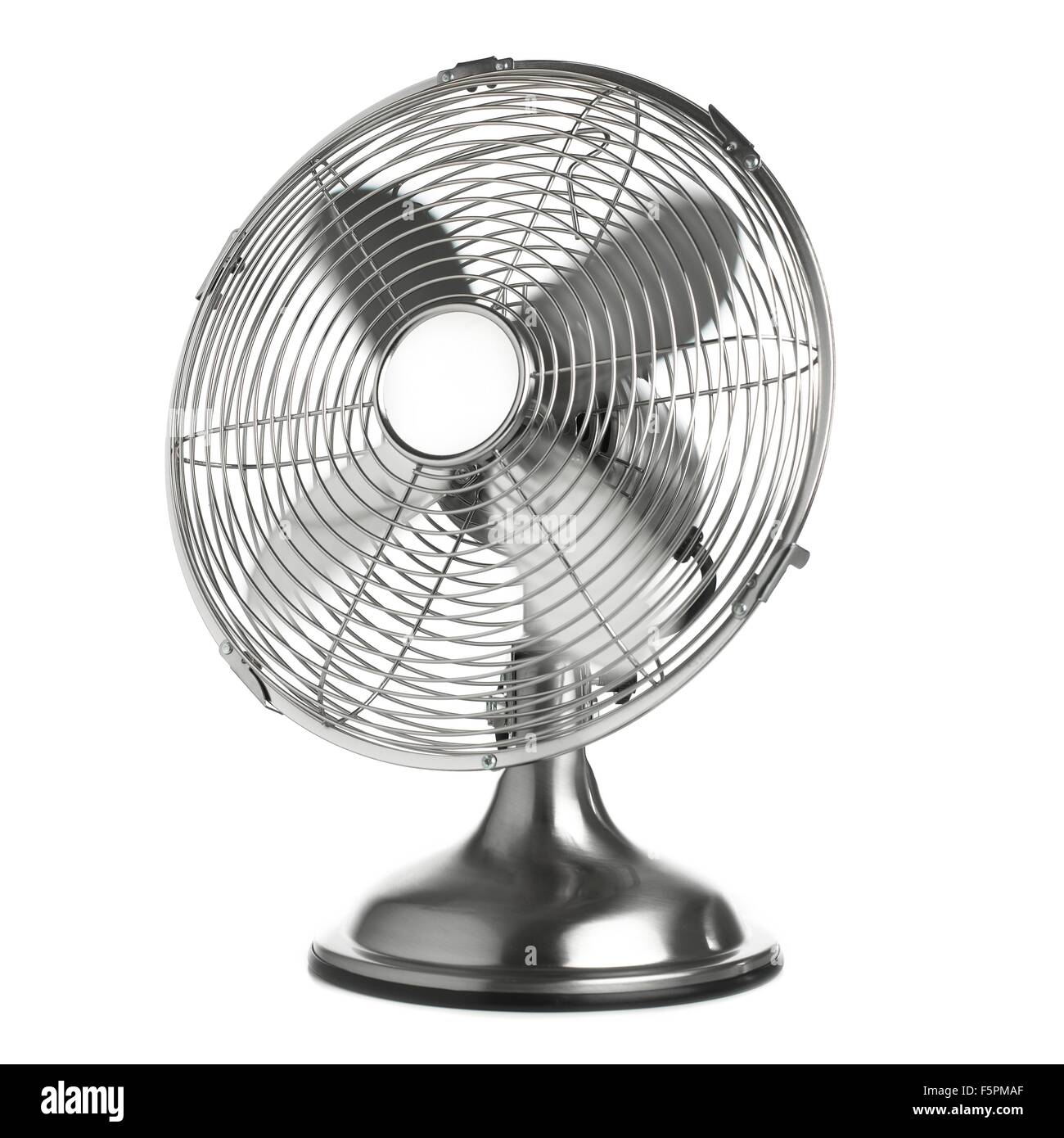 Electric fan against a white background Stock Photo - Alamy