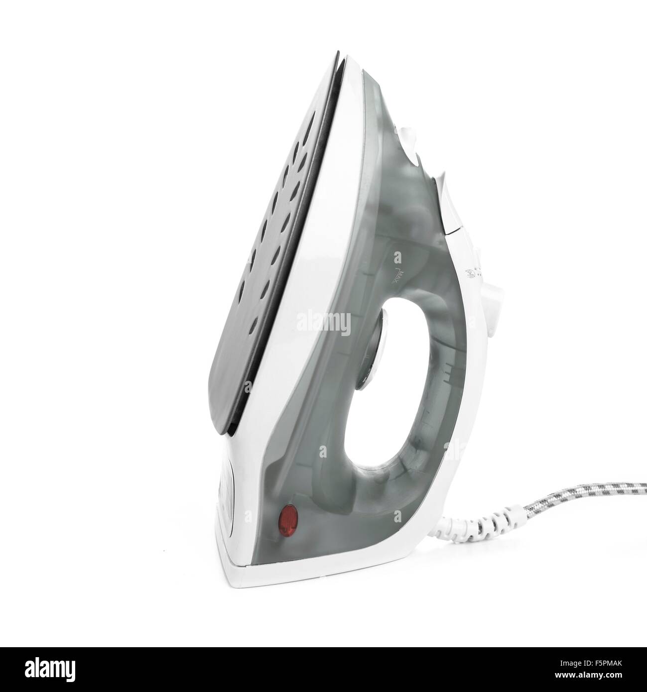Iron against a white background Stock Photo - Alamy