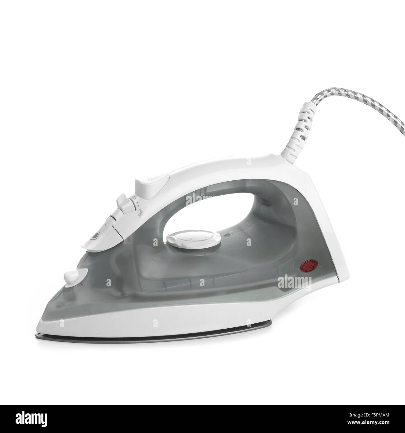 Iron against a white background Stock Photo - Alamy