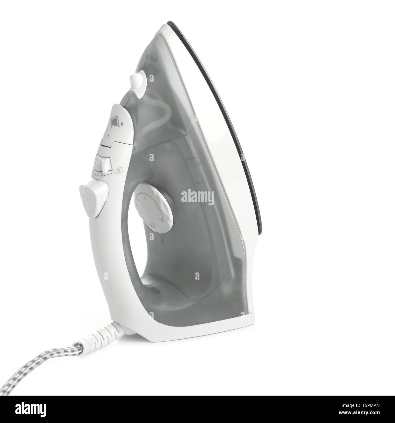Iron against a white background Stock Photo - Alamy