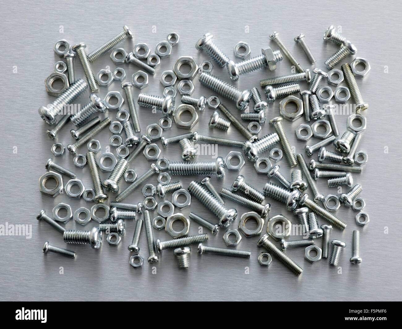 Nuts and bolts, close up Stock Photo - Alamy