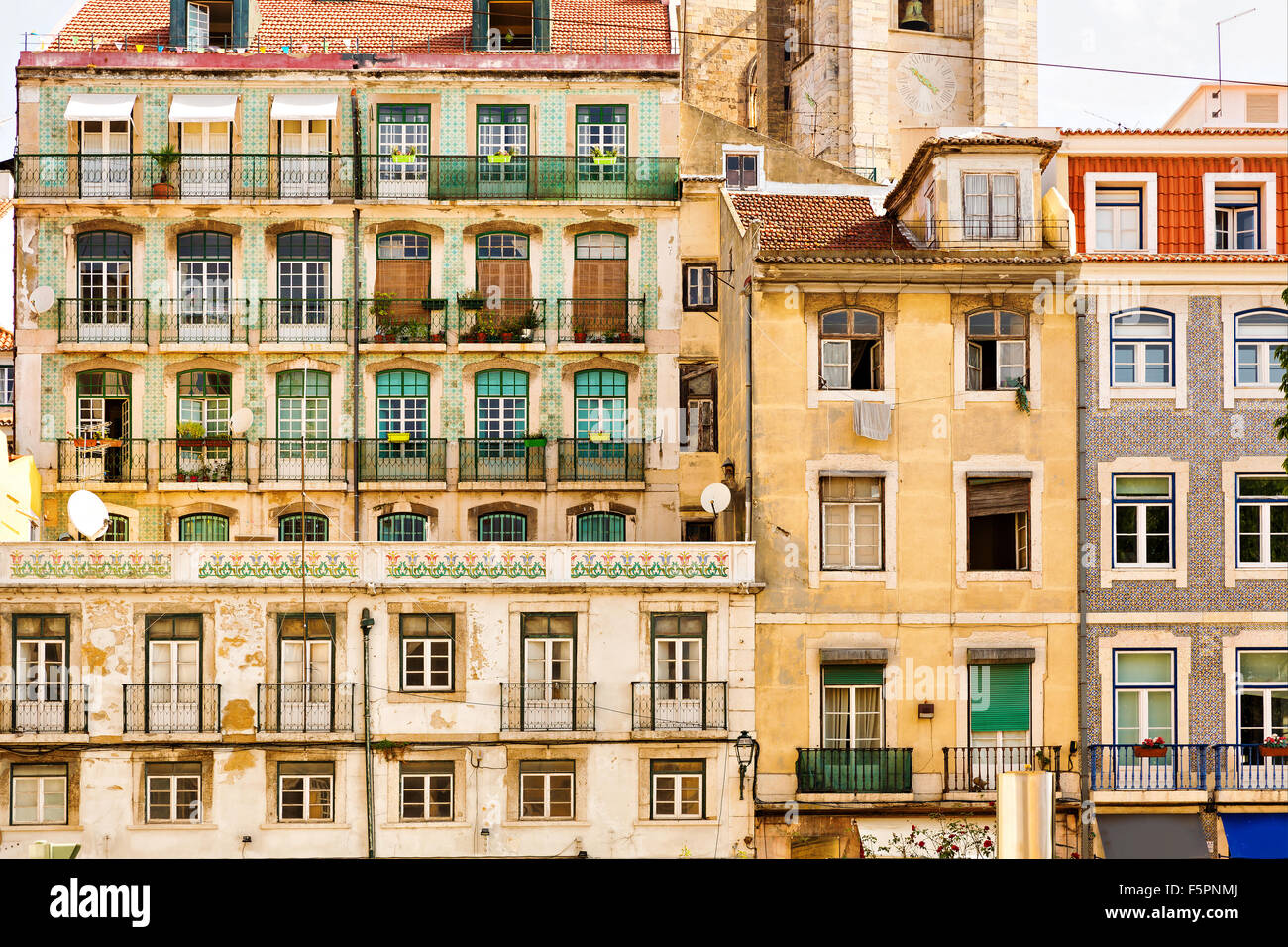 Victorian Block Flats Building Exterior High Resolution Stock ...