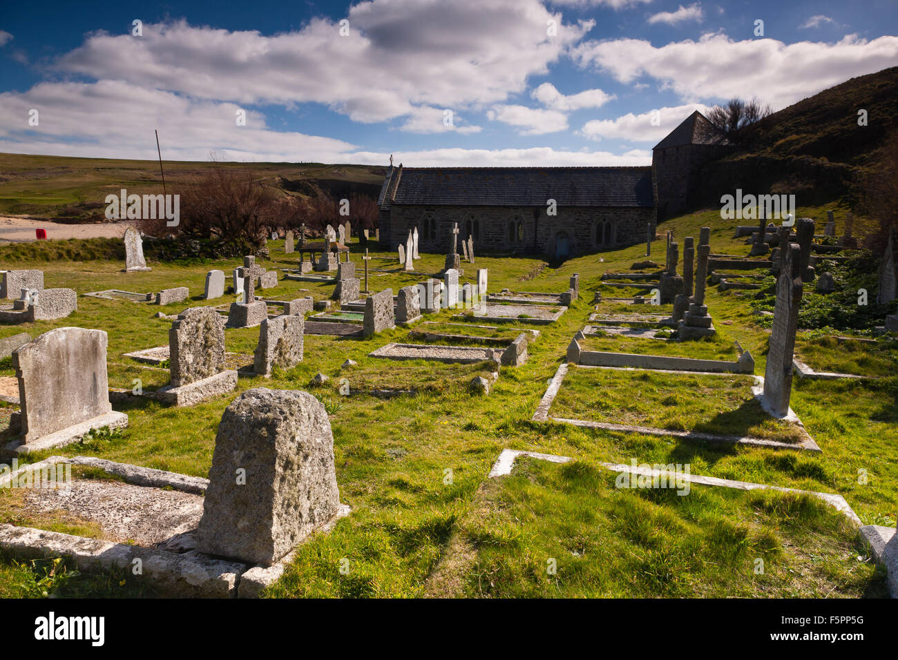 St Winwaloe Church, Church Cove, Gunwalloe, Helston, Cornwall, South ...