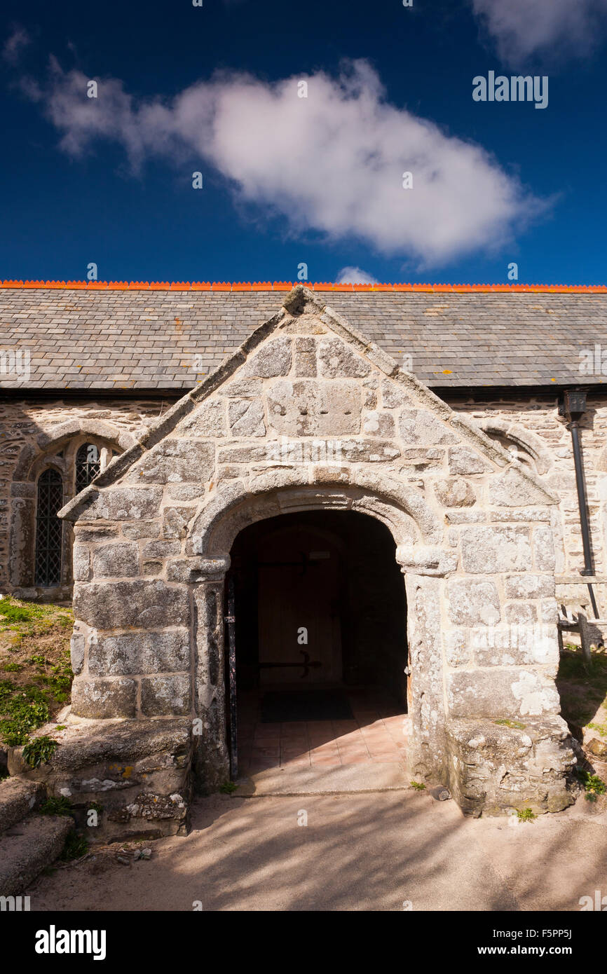 St Winwaloe Church, Church Cove, Gunwalloe, Helston, Cornwall, South ...